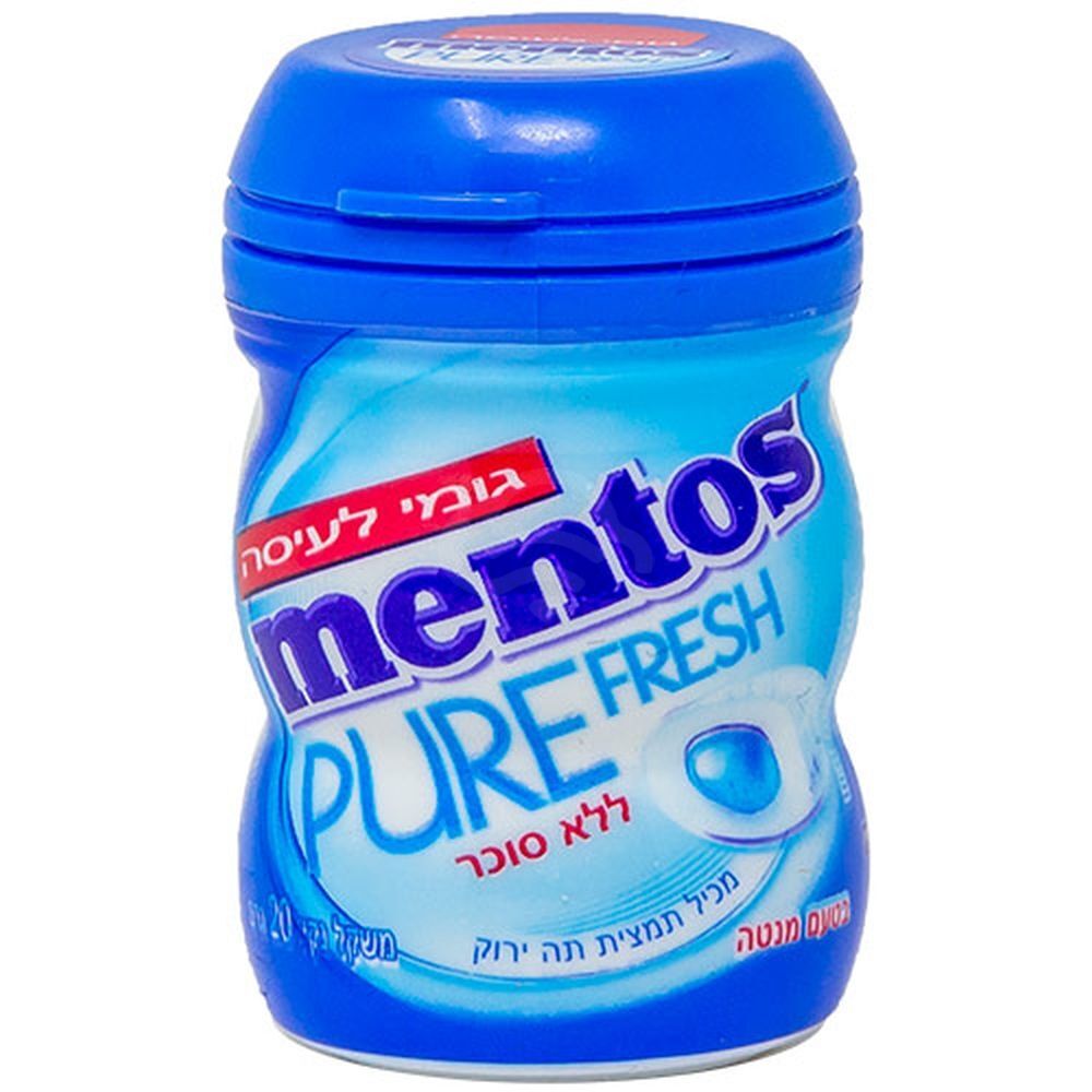 Mentos Mint Gum Mentos Fresh Mint Sugar Free Gum 10ct Pocket Bottles
